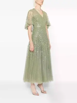NEEDLE & THREAD Dappled Sequin Dress
