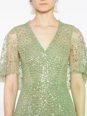 NEEDLE & THREAD Dappled Sequin Dress