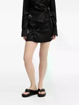 Karl Lagerfeld Wrap-effect Mini Skirt