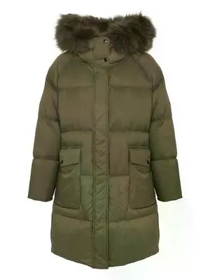 YVES SALOMON Shearling-trimmed Down Coat