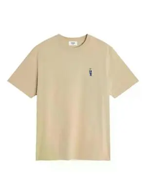Maison Kitsuné Fox-embroidered Cotton T-shirt - Neutrals