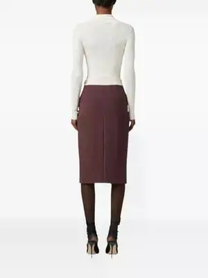 Elisabetta Franchi Patch-pocket Midi Skirt