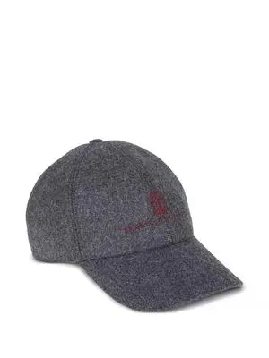 Brunello Cucinelli Embroidered Wool Cap