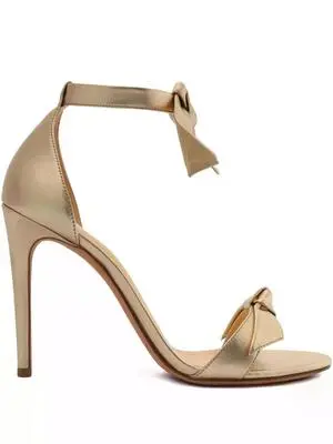 Alexandre Birman Gold Tone Sandals For Women