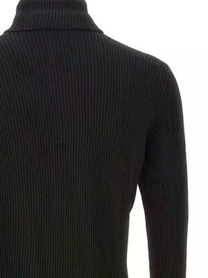 Stone Island Ribbed Turtleneck Sweater