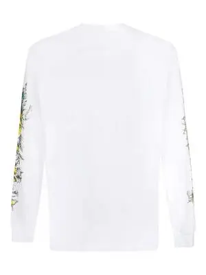 MSGM Long-sleeve Fruit-print T-shirt