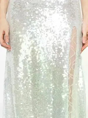 ROBERTA EINER Sequin Embellished Midi Dress
