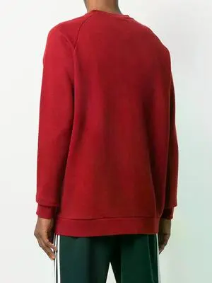 Adidas Trefoil Crew-neck Sweatshirt - Red