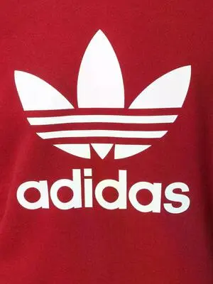 Adidas Trefoil Crew-neck Sweatshirt - Red