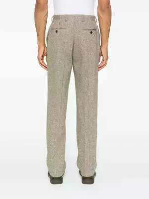 FURSAC Virgin Wool Straight-leg Trousers