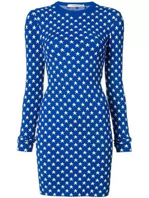 Givenchy Fitted Mini Dress - Blue