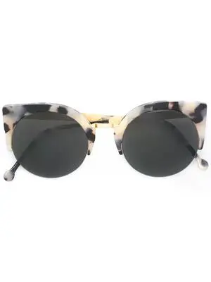 RETROSUPERFUTURE Lucia Francis Puma Sunglasses - Black