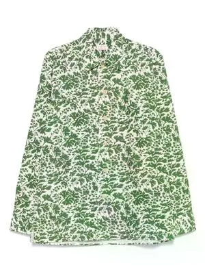 FURSAC Leaf-print Shirt