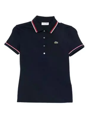 Lacoste Logo-embroidered Polo Shirt - Blue
