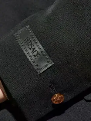 Versace Gold-button Wool Blazer