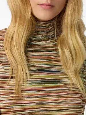 Missoni Stripe-pattern Turtleneck Sweater