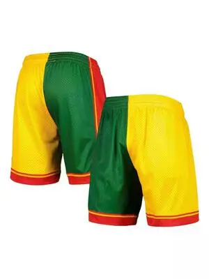 Mitchell & Ness Nba Seattle Supersonics 1995 Split Swingman Shorts