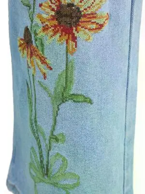 Desigual Embroidered Jeans