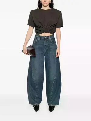 AGOLDE Paneled Regenerative-cotton Jeans - Blue