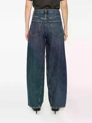 AGOLDE Paneled Regenerative-cotton Jeans - Blue