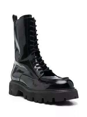 MSGM Lace-up Ankle Boots