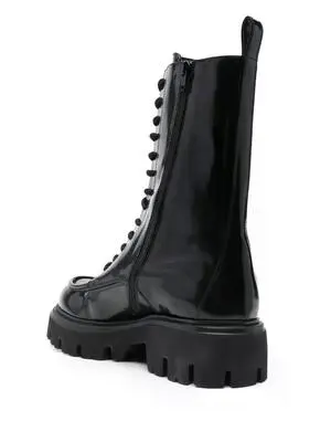 MSGM Lace-up Ankle Boots