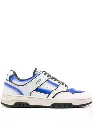 MSGM Calf Leather Sneakers