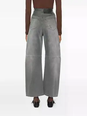 MAISON MARGIELA Distressed Wide Leg Jeans