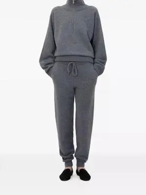 Loulou De Saison Elasticated Cuffed Cashmere Trousers