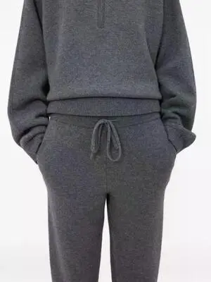 Loulou De Saison Elasticated Cuffed Cashmere Trousers