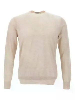 PAOLO PECORA Ribbed-cuff Crew-neck Sweater