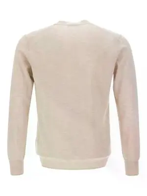 PAOLO PECORA Ribbed-cuff Crew-neck Sweater