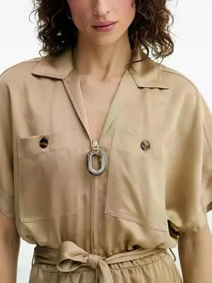 SIMONA CORSELLINI Belted Jumpsuit