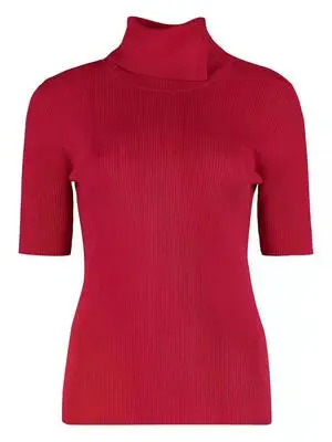 P.a.r.o.s.h Ribbed Wool Turtleneck Sweater