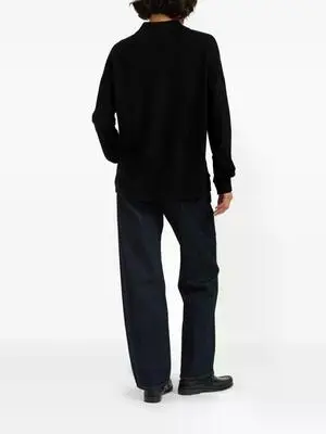 Chinti & Parker Button-up Knitted Shirt - Black