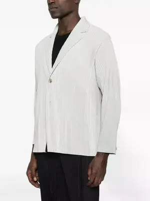 Issey Miyake Pleated Button Blazer