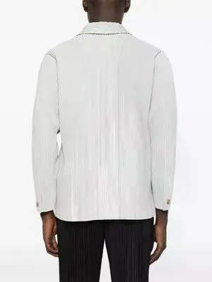 Issey Miyake Pleated Button Blazer