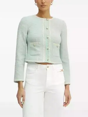 Luisa Spagnoli Tweed Embellished Jacket