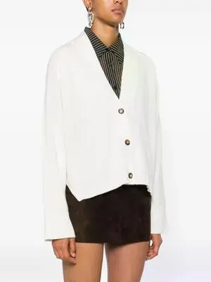 Loulou De Saison Button-fastening Ribbed Cardigan