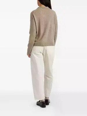 Chinti & Parker Polo-collar Fine Knit Sweater