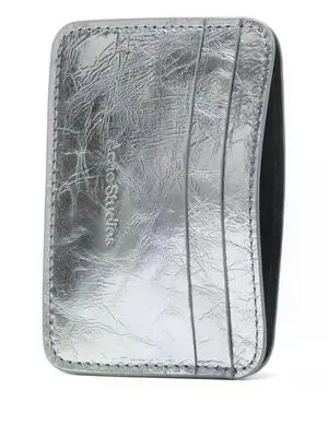 Acne Studios Metallic Leather Cardholder