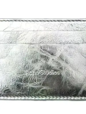 Acne Studios Metallic Leather Cardholder