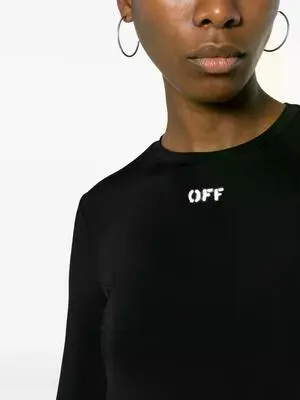 Off-White Stretch-jersey Top