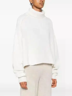 LISA YANG Turtleneck Cropped Sweater