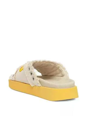 Inuikii Frayed-embellished Flat Sandals