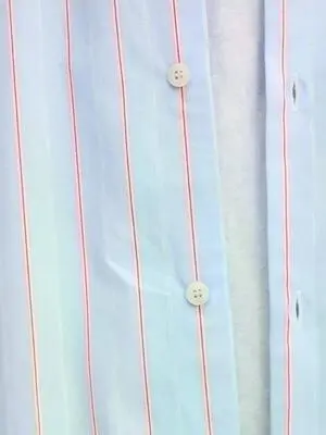 WON HUNDRED Stripe-pattern Shirt - Blue