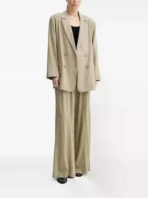 GESTUZ Elastic-waist Wide-leg Trousers
