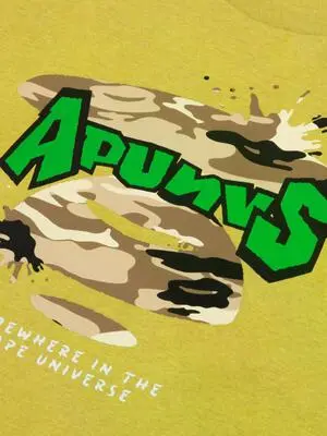 AAPE BY *A BATHING APE Aape Head Camo-print T-shirt