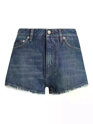 Dolce & Gabbana Frayed Denim Shorts