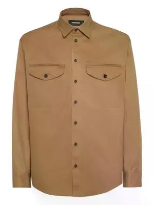 Dsquared2 Chest-pockets Button-up Shirt - Neutrals